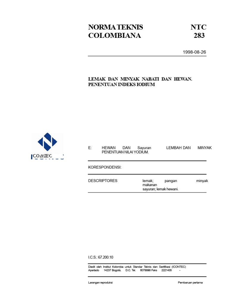NTC 283 | PDF