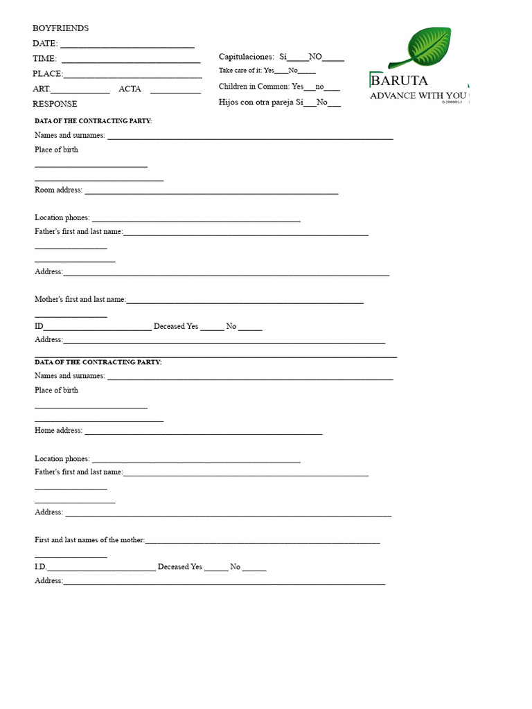 Marriage Application Form 2013 PDF | PDF | Marriage | Birth Certificate