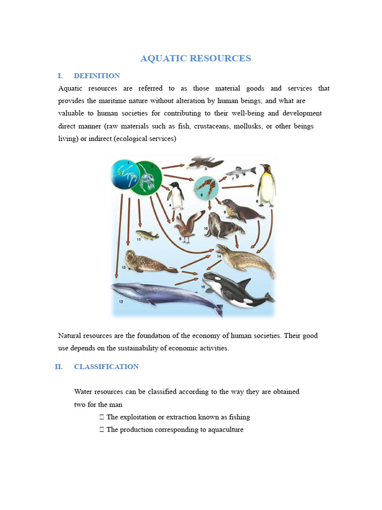 Overview of Aquatic Resources and Fishing | PDF | Aquaculture | Plankton