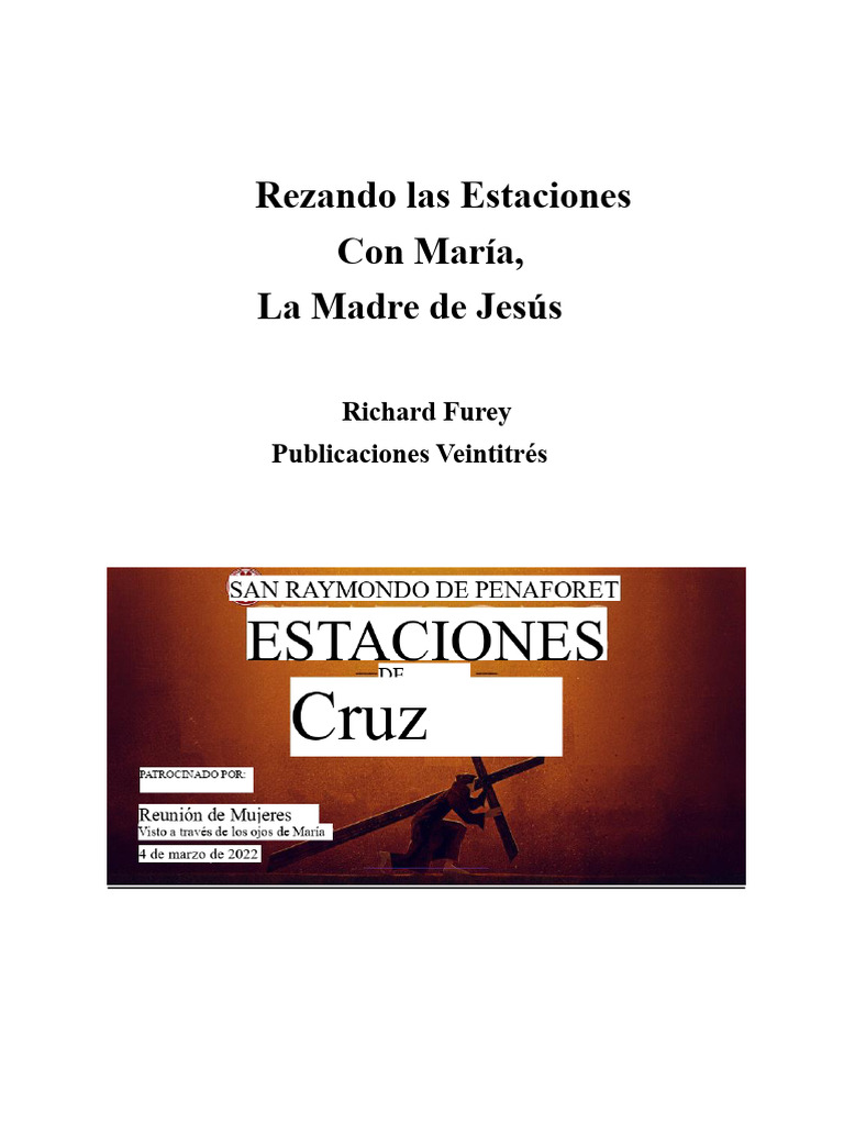 El Via Crucis de María | PDF | María, madre de Jesús | Cristo (título)