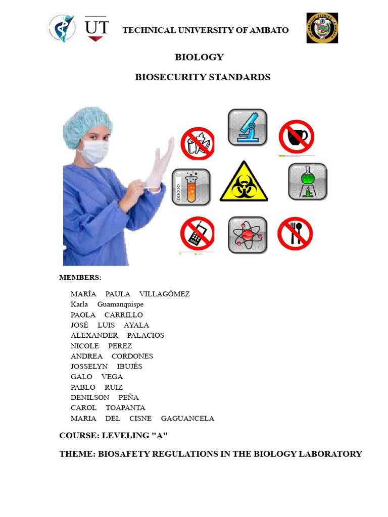 Biosecurity Manual Report in The L | PDF | Laboratories | Waste