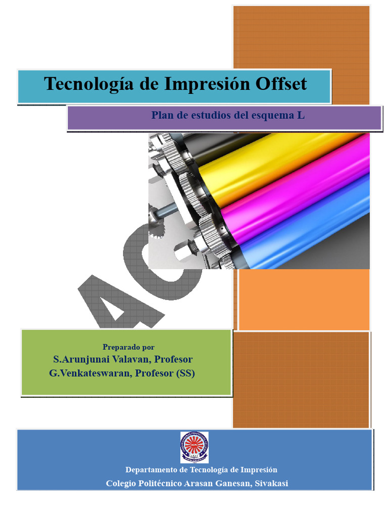 4tecnología de Impresión Offset PDF | PDF | Impresión | Diseño de comunicacion