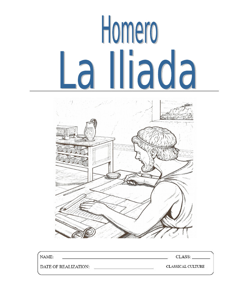 The Iliad Activities | PDF | Achilles | Hector