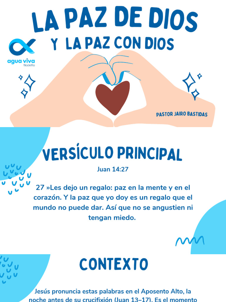 La Paz de Dios vs. la Paz del Mundo | PDF | Paz | Jesús