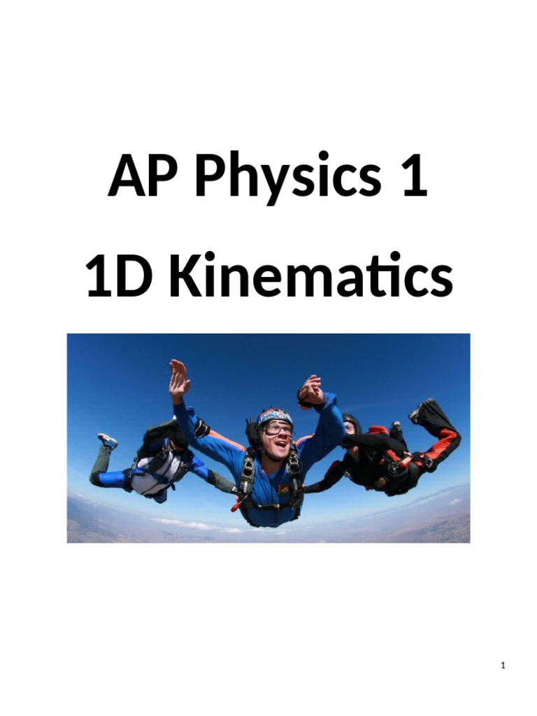 Kinematics Ombined Question Packet | PDF | Velocity | Acceleration
