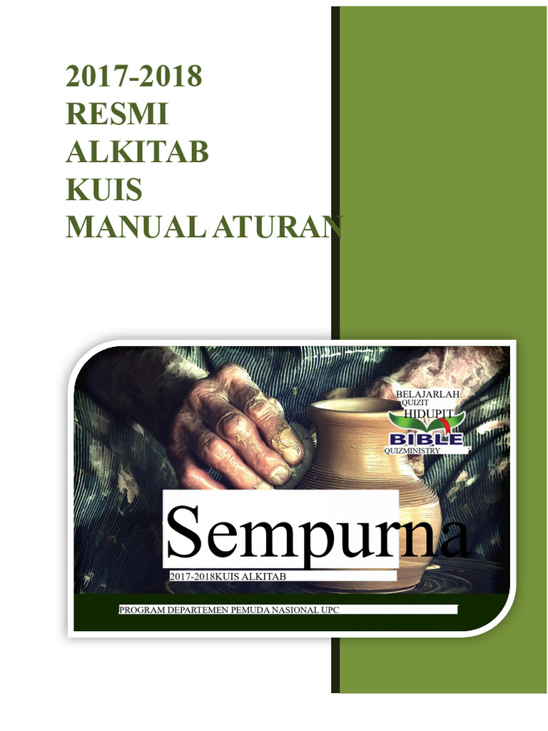 Aturan Kuiz Alkitab Dipublikasikan September 2017 Pdf