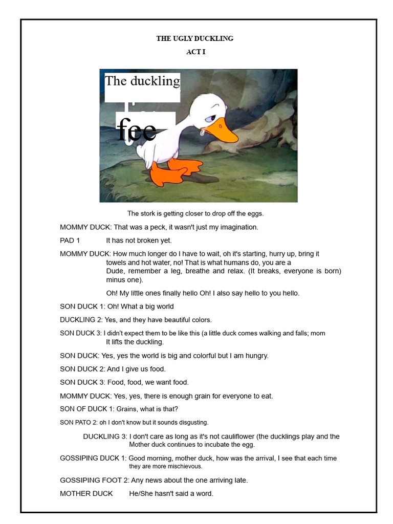 Ugly Duckling | PDF | Duck