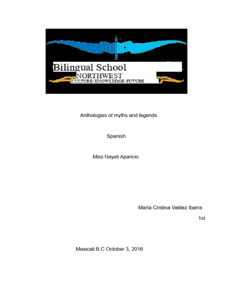 Anthologies of Myths and Legends | PDF
