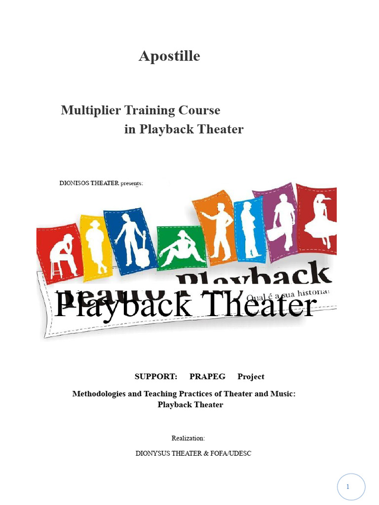 Playback Theater Training Course Overview | PDF | Theatre | Storytelling