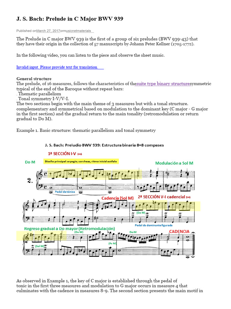 Formal and Harmonic Analysis - Prelude | PDF | Chord (Music) | Harmony