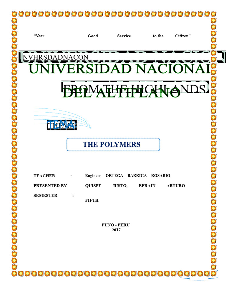 POLYMERS-MONOGRAPHY ( (Autosave) | PDF | Polymers | Extrusion