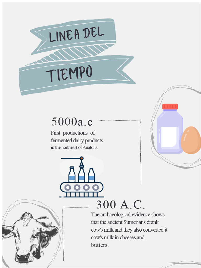 Dairy Timeline | PDF | Milk | Food Industry
