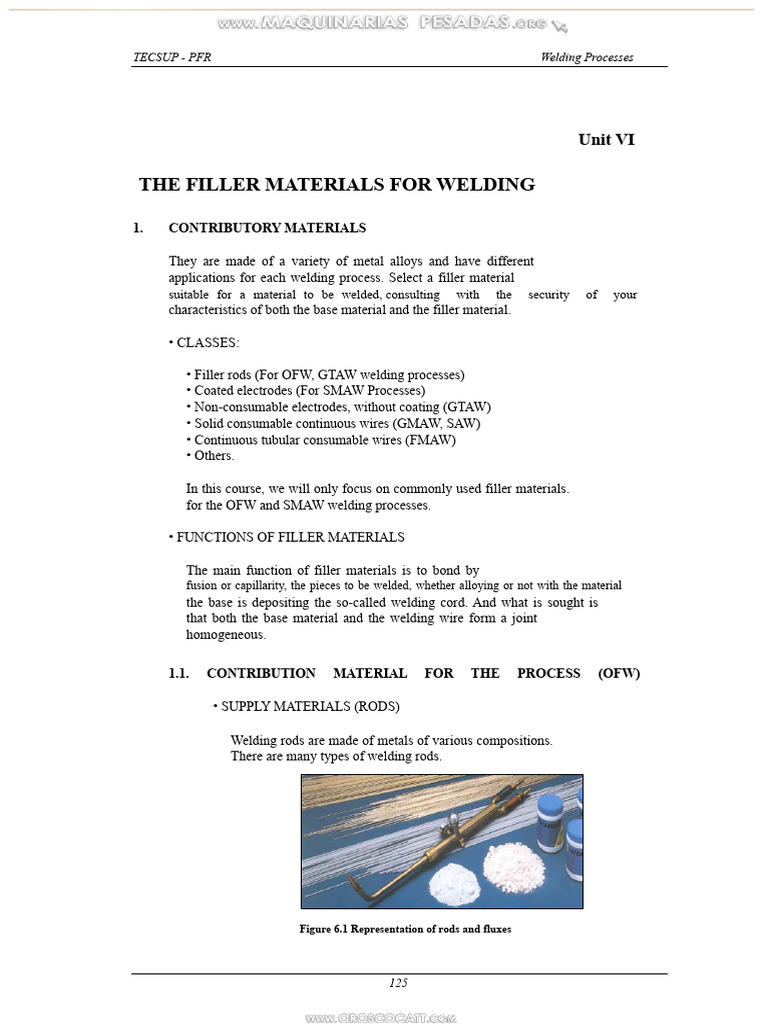 Filler Materials for Welding Processes | PDF | Welding | Construction