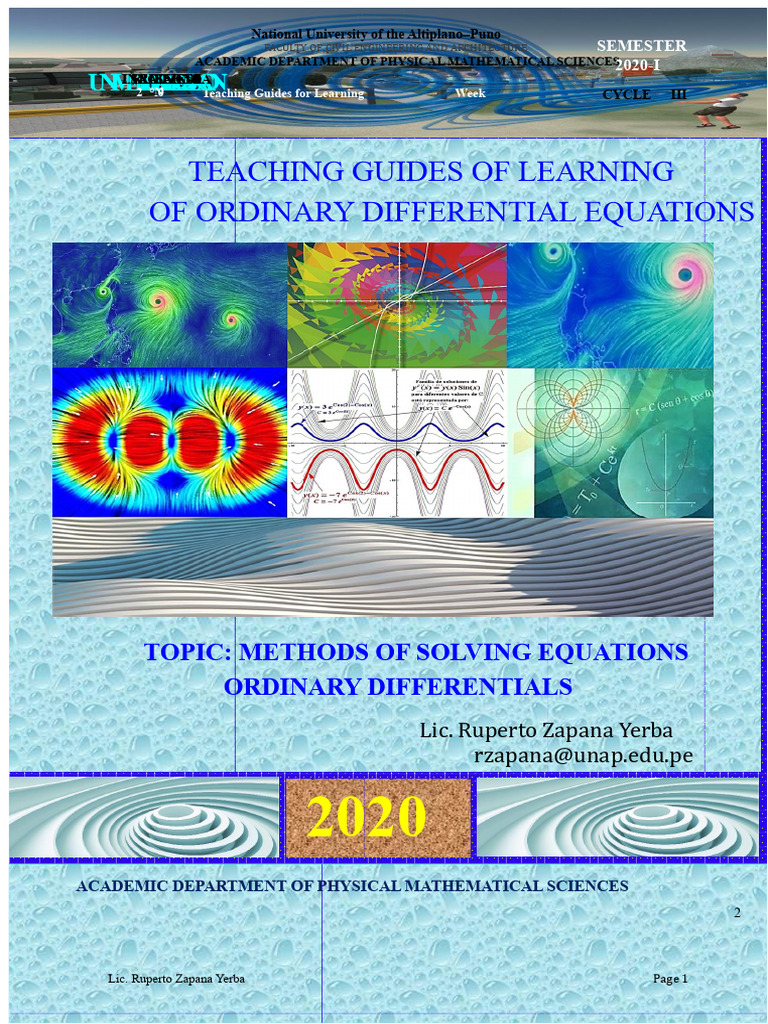 Theme 2 PDF | PDF | Equations | Differential Equations