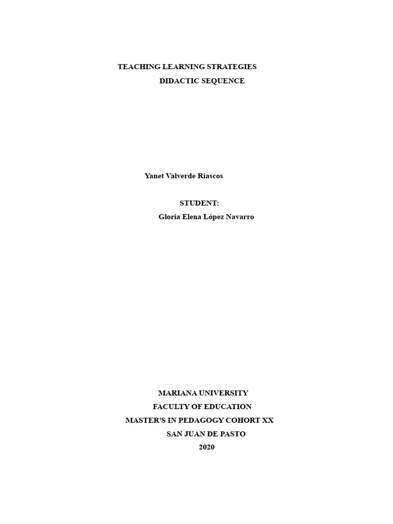 Didactic Sequence Plants With Ict | PDF | Plants | Foods