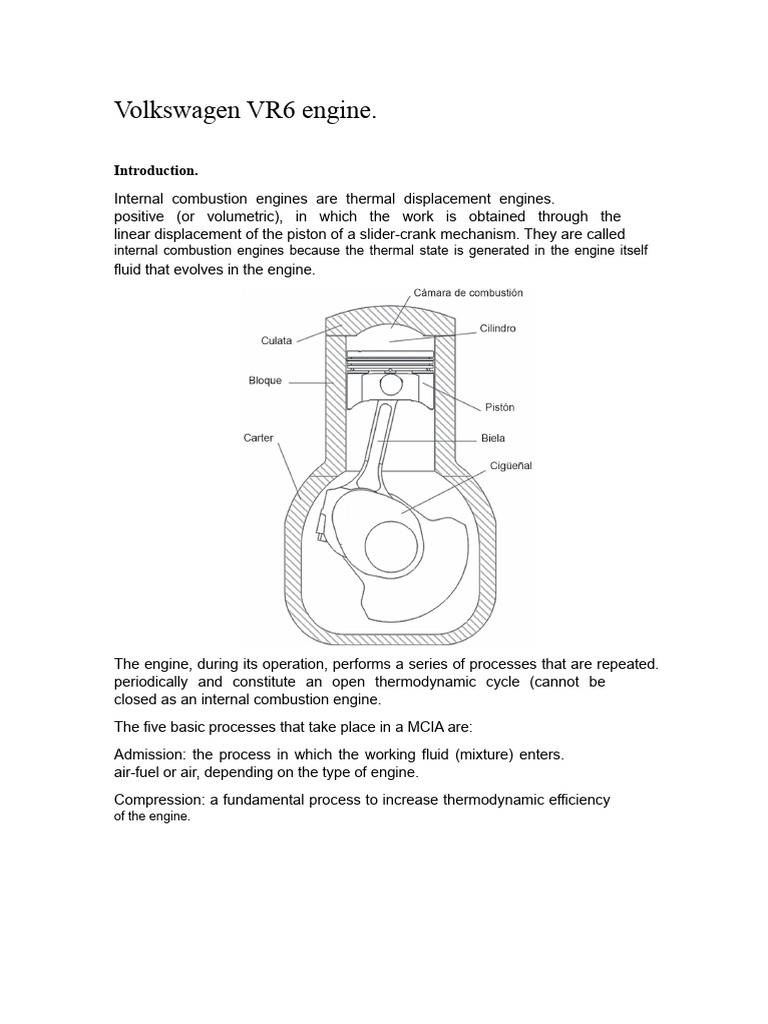 VR6 Engine | PDF | Internal Combustion Engine | Engines