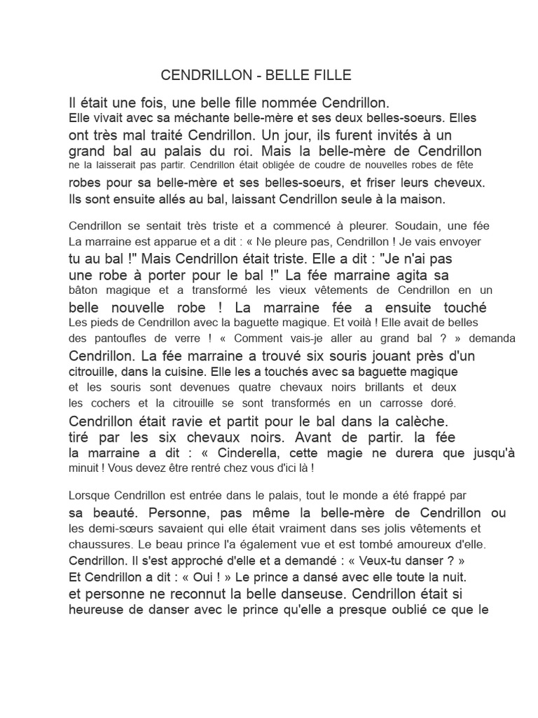 Cendrillon et ses belles-soeurs | PDF | Cendrillon