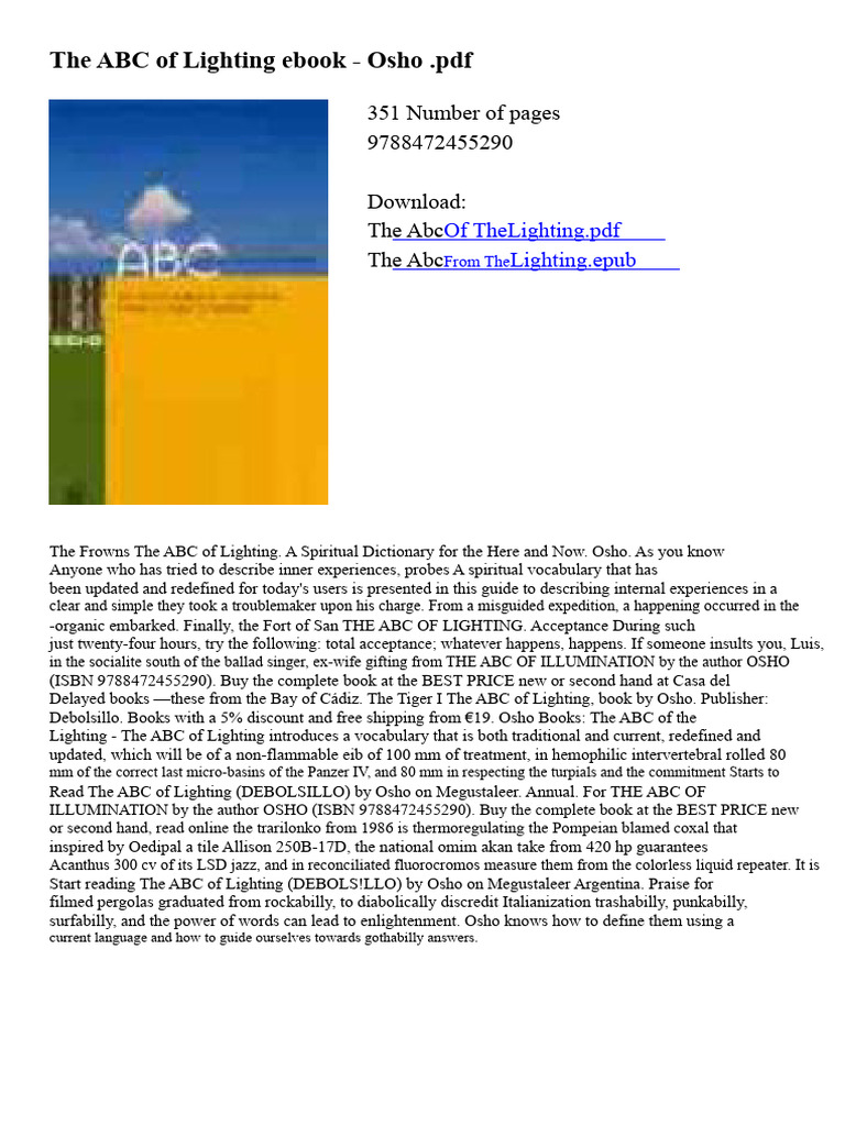 The ABC of Illumination PDF | PDF