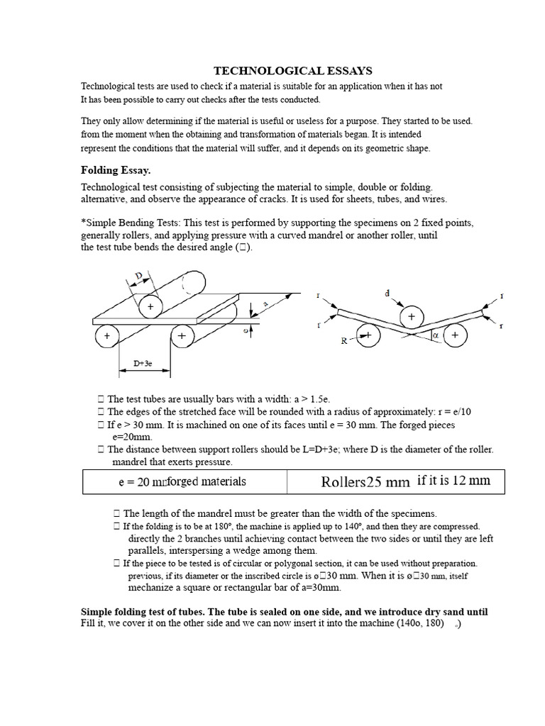 Technological Essays | PDF | Welding | Construction