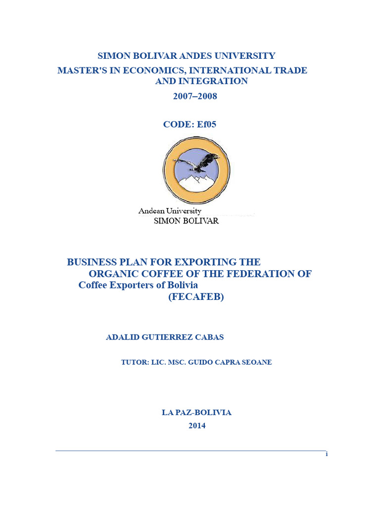 Coffee Project - Export | PDF | Methodology | Organic Farming
