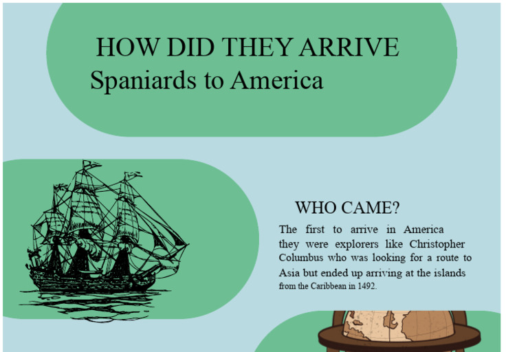 How The Spanish Arrived in America | PDF