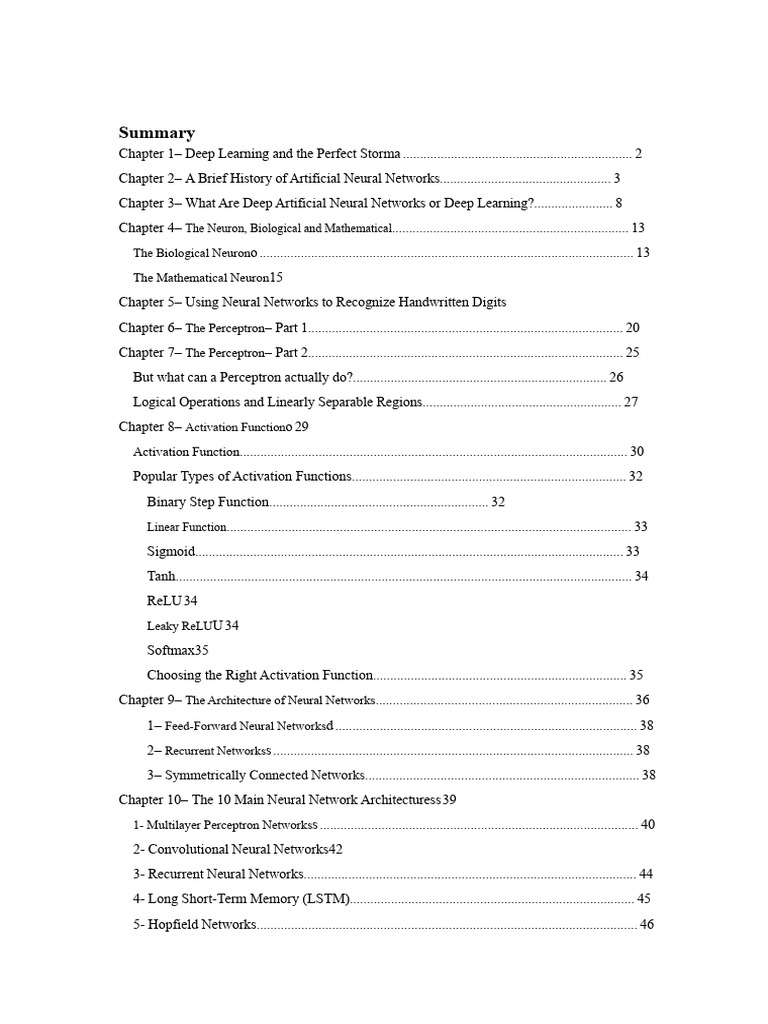 Deep Learning | PDF | Deep Learning | Neuron