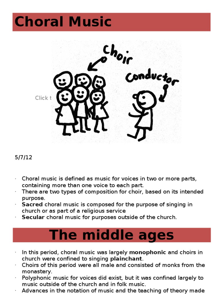 Choral Music | PDF | Choir | Musicology