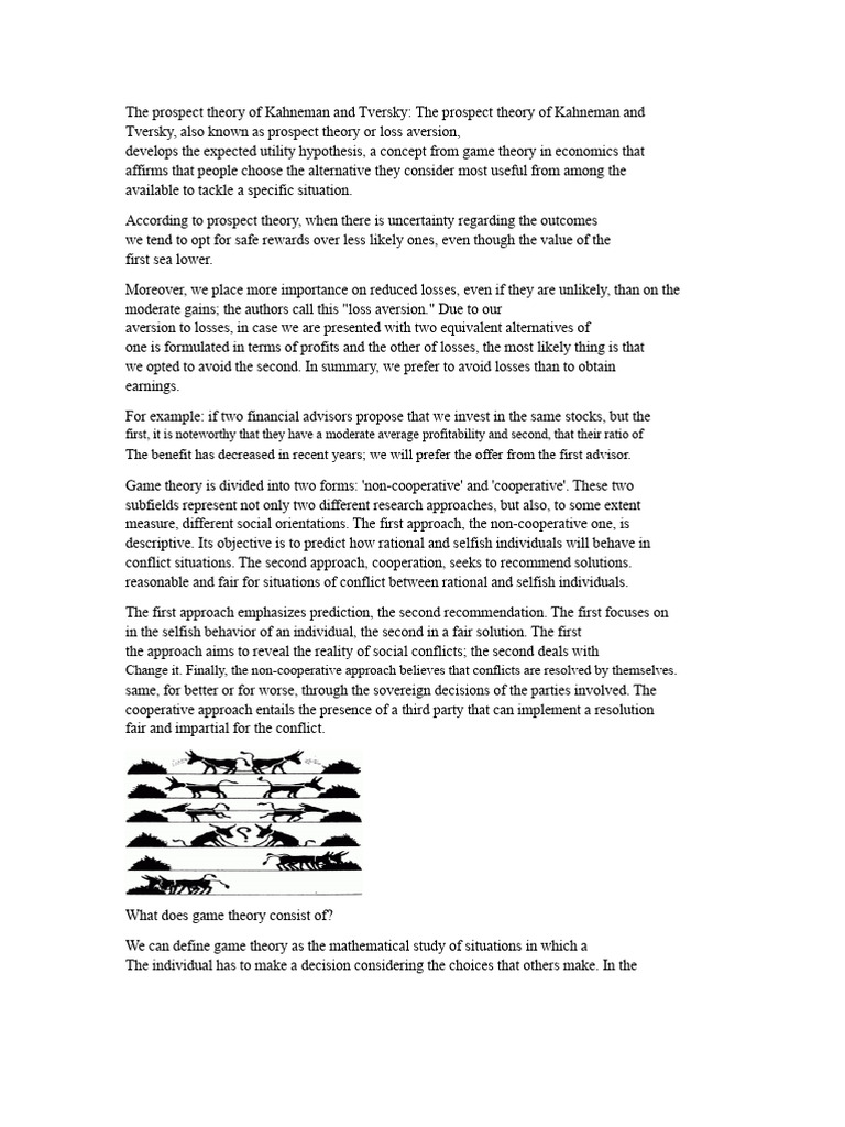 The Prospect Theory of Kahneman and Tversky | PDF | Rationality ...