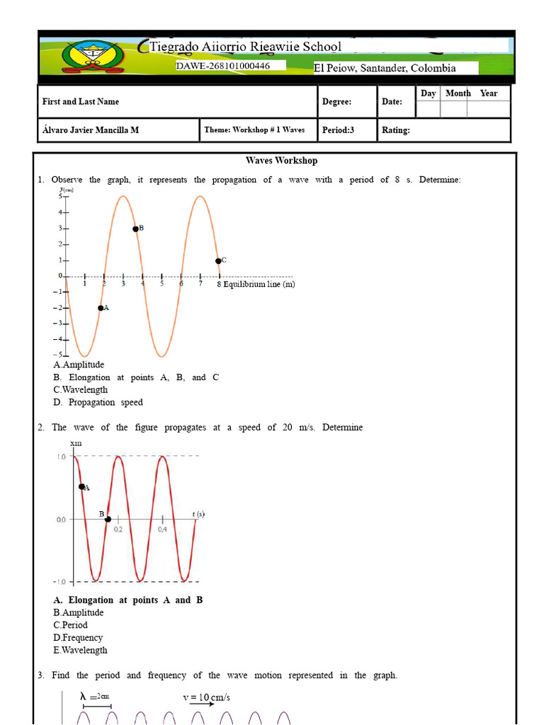 Waves Workshop: Key Concepts and Calculations | PDF