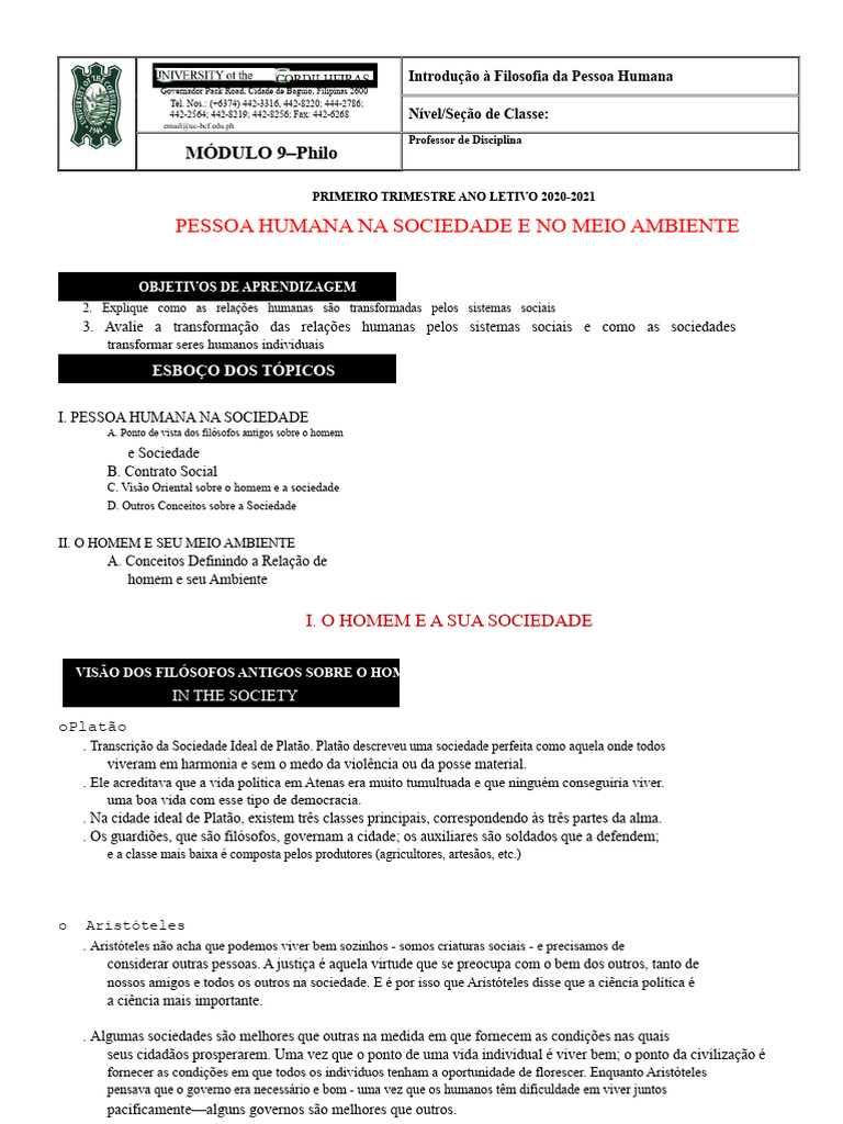 Módulo 9 de Philo | PDF | Estado | John Locke