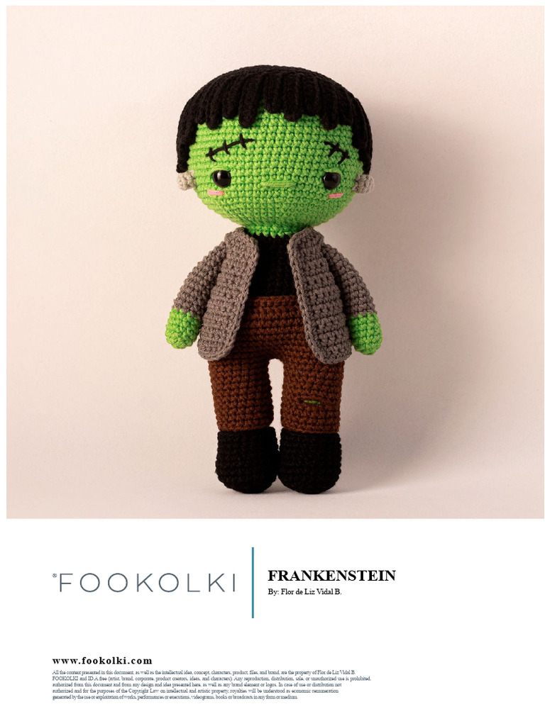 Frankenstein Crochet Pattern | PDF | Yarn | Knitting