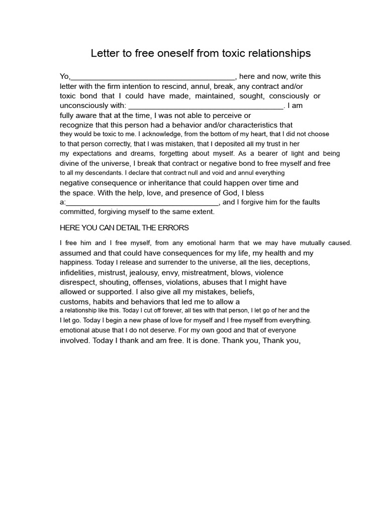 Toxic Relationships | PDF