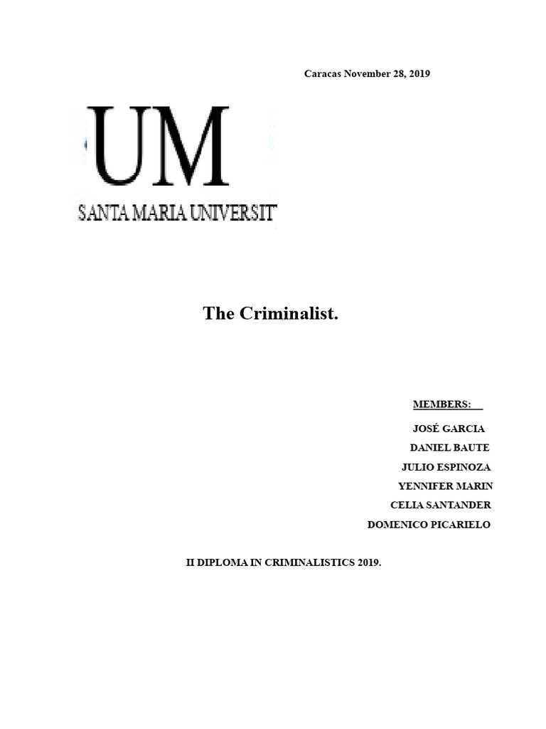 Antonio Maria Cospi's Criminalistics Legacy | PDF | Forensic Science ...