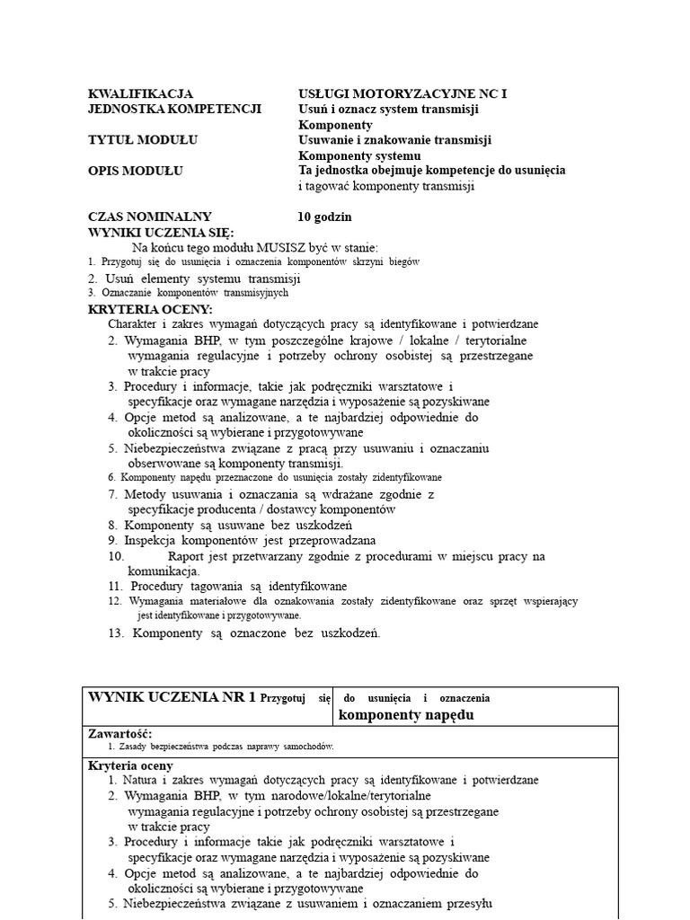 Arkusz Informacyjny 6 Komponenty Transmisji Tagów | PDF