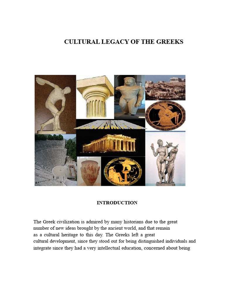 Cultural Legacy of The Greeks | PDF | Ancient Greece | Greeks