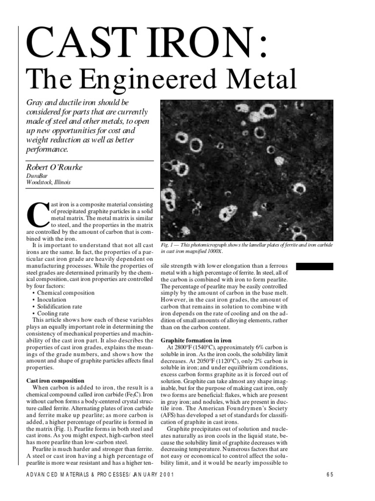 Cast Iron | PDF | Cast Iron | Iron