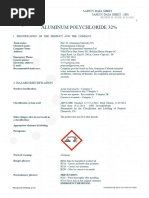 PAC Powder Safety Data Sheet | PDF | Water | Sodium Carbonate