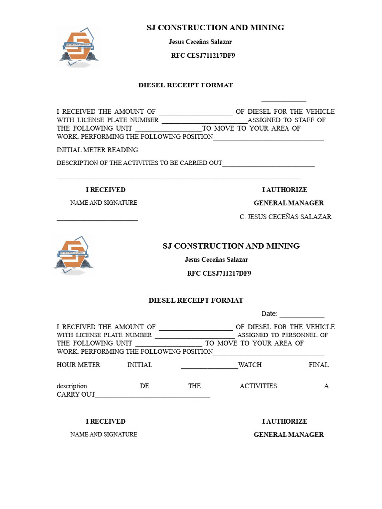 Diesel Output Format | PDF