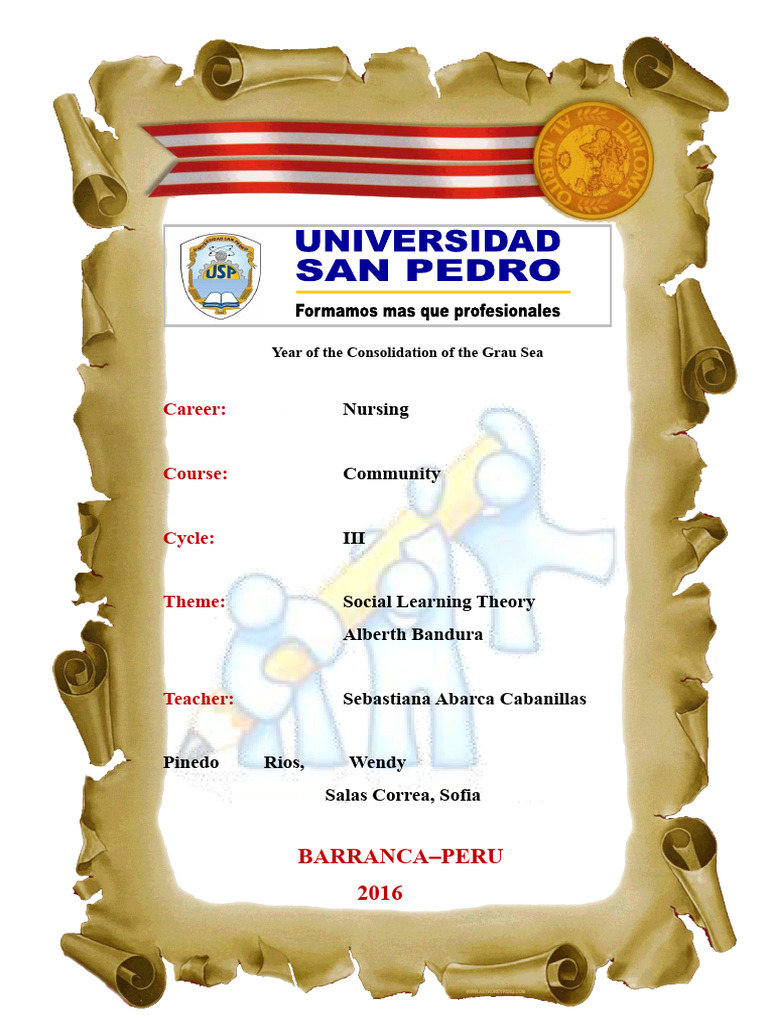 Monograph On Social Learning Theory | PDF | Behaviorism | Learning