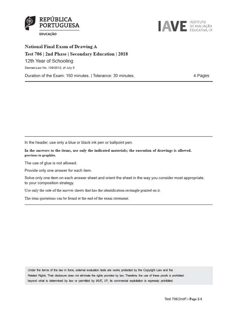 Drawing Exam | PDF | Drawing
