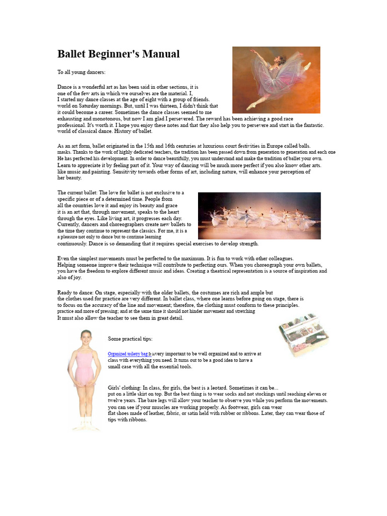 Ballet - Beginner's Manual | PDF | Edgar Degas | Foot