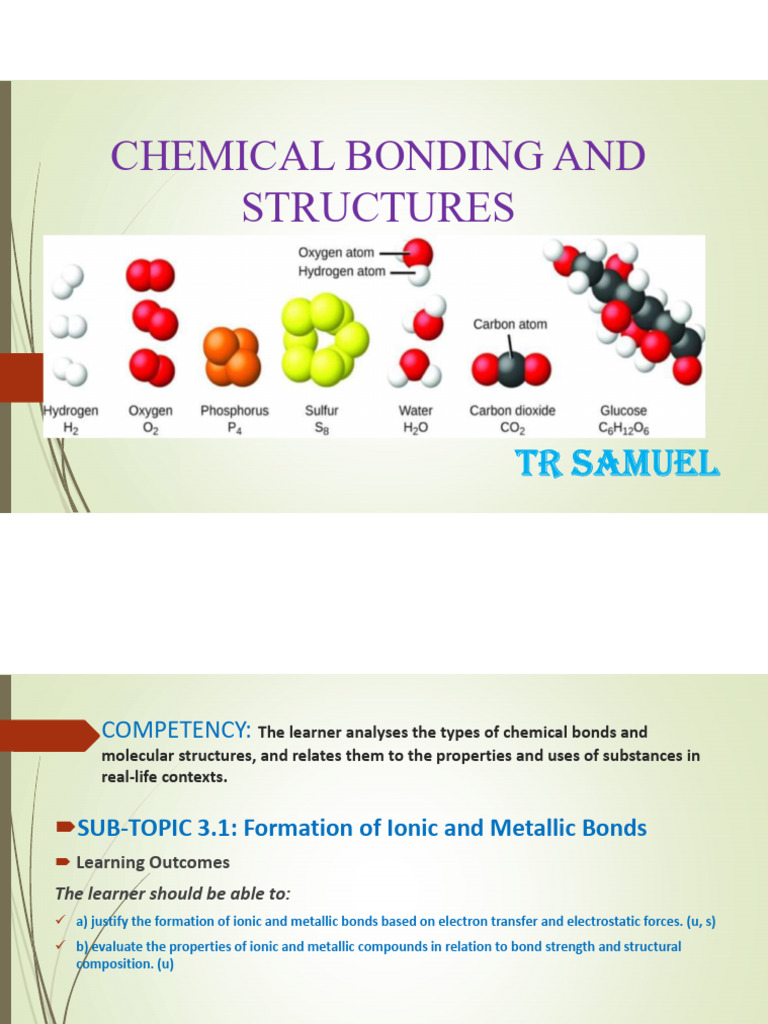 Understanding Ionic and Metallic Bonds | PDF | Chemical Bond | Ion