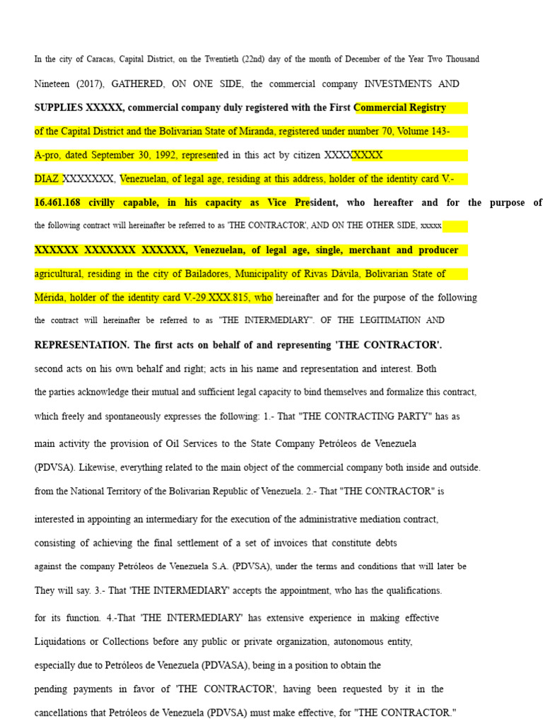 Administrative Mediation Contract Overview | PDF | Justice | Crime ...