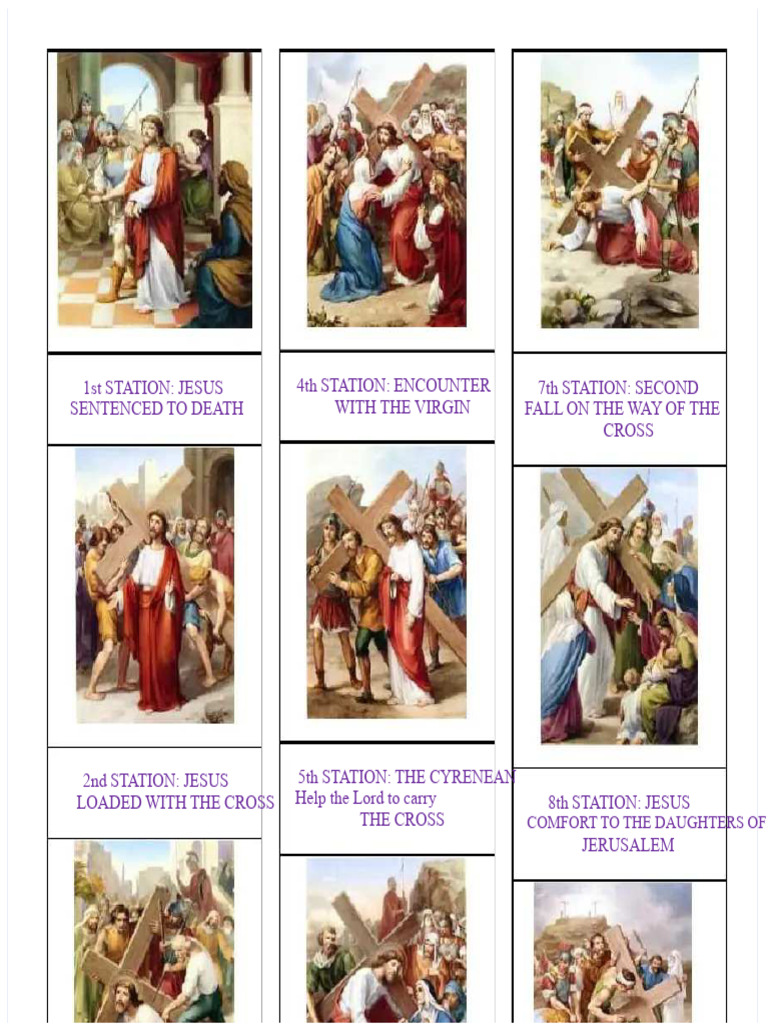 12 Stations of Jesus | PDF