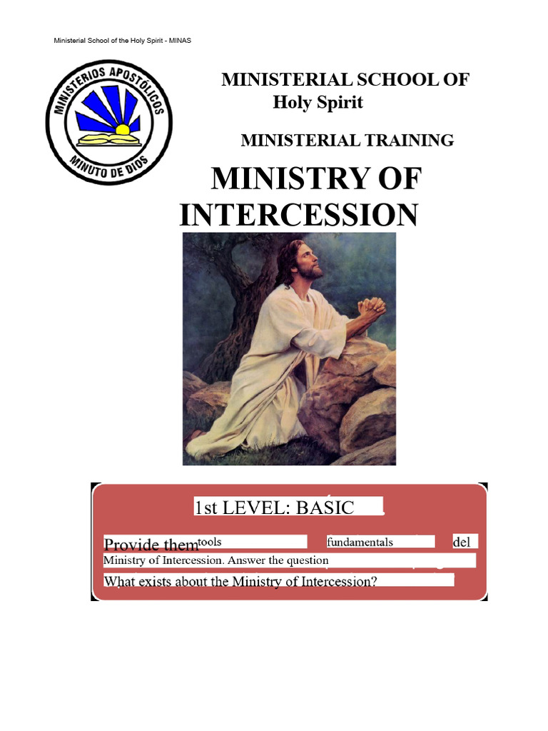 Ministry of Intercession | PDF | Intercession | Baptism