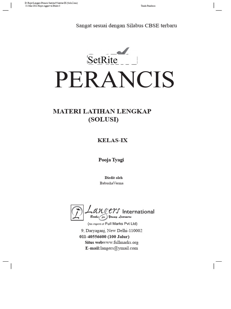 Setrite IX - (Solusi) - (01 06 2022) | PDF