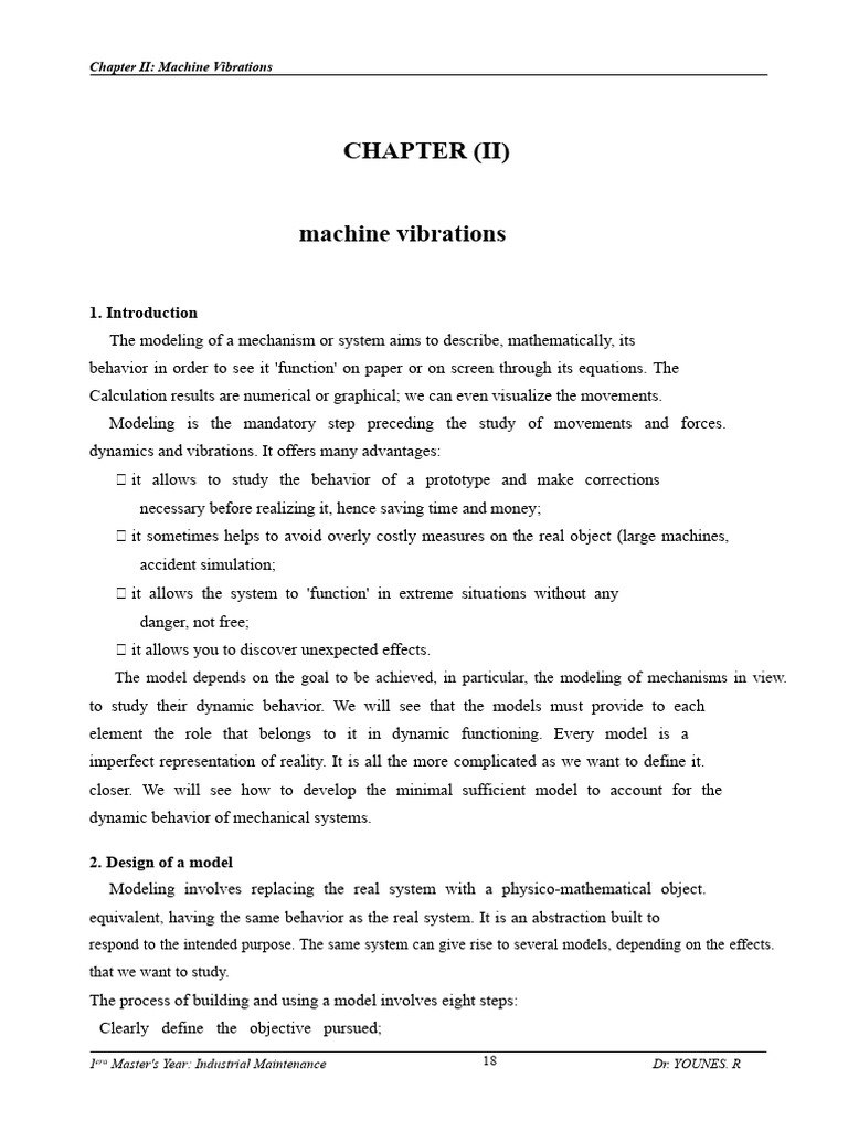 Chapter 2 - Machine Vibrations | PDF | Normal Mode | Rotation