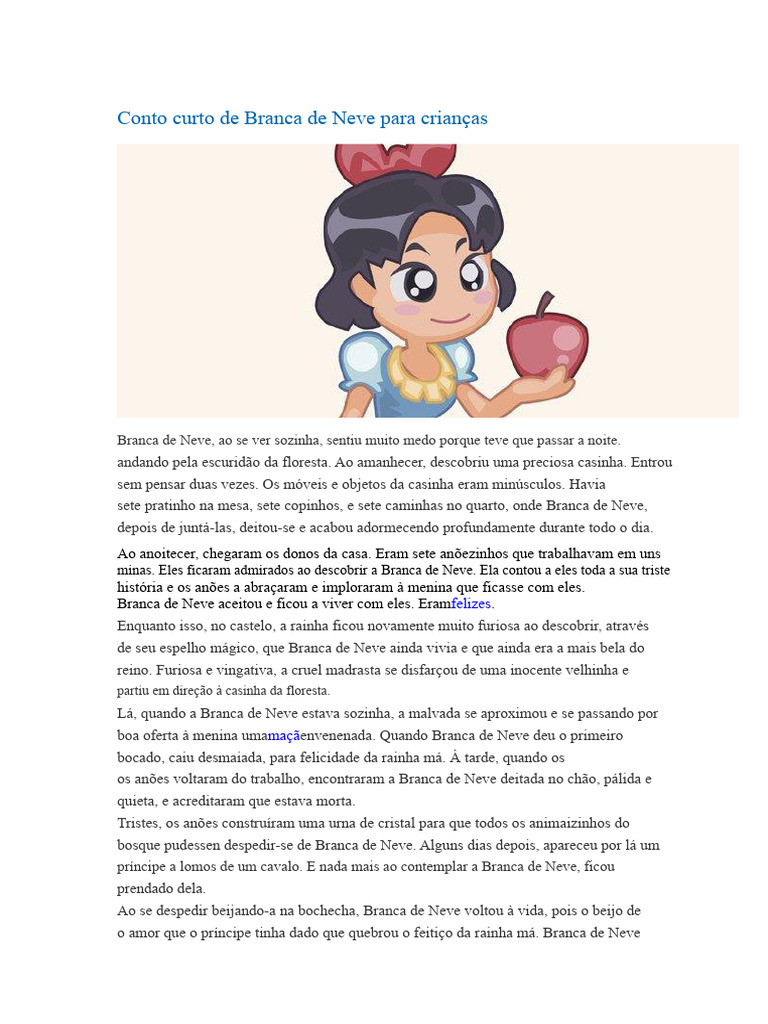 A Casinha de Branca de Neve | PDF