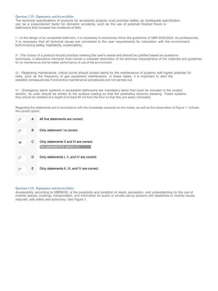 Ergonomics and Accessibility Guidelines | PDF | Accessibility | Disability