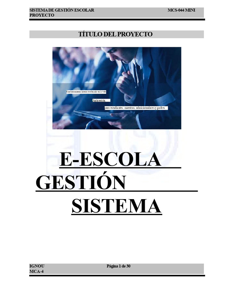 Sinopsis de Mini Proyectos Mcs 044 | PDF | Mi sql | Php